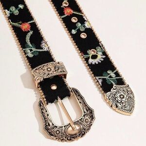 Accessories | Embroidered Frondescence Vintage Needlepoint Floral ...
